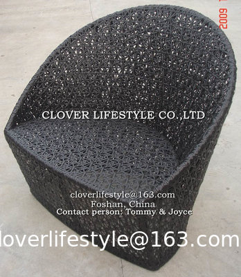Wicker Hanging chair with powder coating for Hotel, Garden and Beach by Clover Lifestyle China Outdoor Furniture