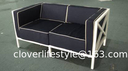 All aluminum sofa set with soft cushion for Hotel, Garden and Beach by Clover Lifestyle China Outdoor Furniture