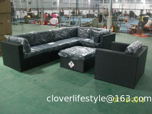 Hot sales flat wcker sofa set for Hotel, Garden and Beach by Clover Lifestyle China Outdoor Furniture