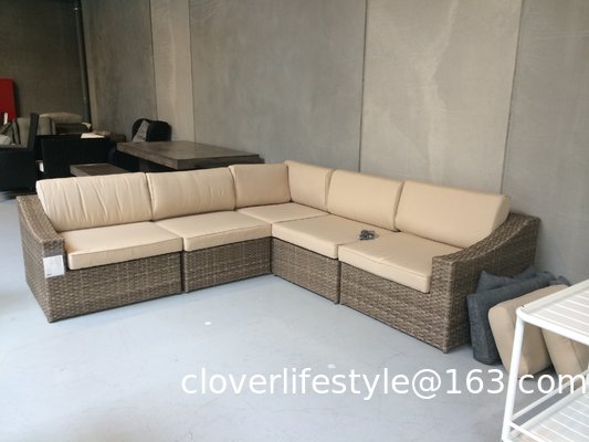 Hot sales flat wcker sofa set for Hotel, Garden and Beach by Clover Lifestyle China Outdoor Furniture