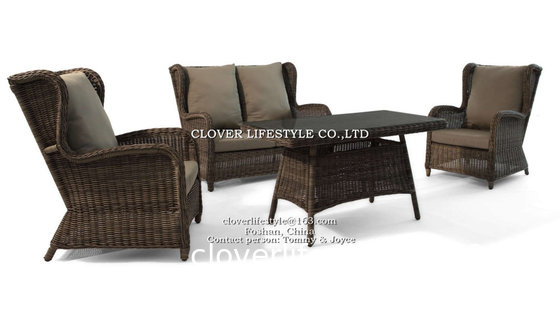 Round rattan coffee table for Hotel, Garden and Beach by Clover Lifestyle China Outdoor Furniture