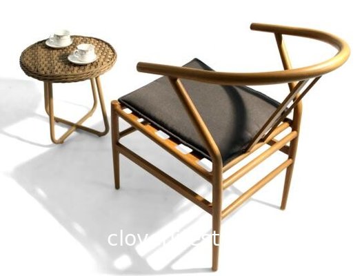 Aluminum wicker cafe table Chinese style  for Home. Hotel, Garden and Beach by Clover Lifestyle Outdoor Furniture