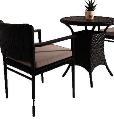Aluminum wicker cafe table Chinese style  for Home. Hotel, Garden and Beach by Clover Lifestyle Outdoor Furniture