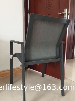 Textilene Chair with Aluminum frame for Home. Hotel, Garden and Beach by Clover Lifestyle Outdoor Furniture Sofa Set