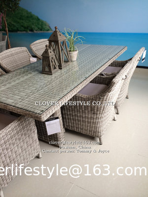 Round wicker dining set  for Home,Hotel, Garden and Beach by Clover Lifestyle Outdoor Furniture China Leisure furniture