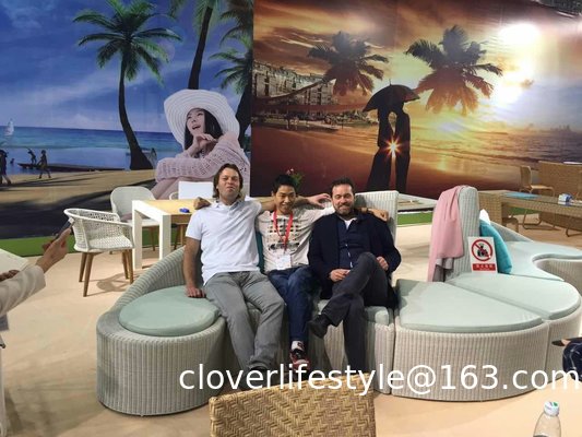 Leisure Rehau sofa lounger for Las Vegas Hotel, Garden and Beach by Clover Lifestyle Outdoor Furniture China
