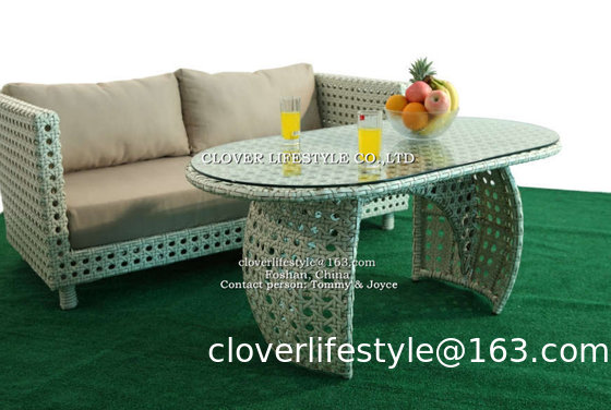 Leisure flat wicker sofa lounger for Hotel, Garden and Beach by Clover Lifestyle Outdoor Furniture China