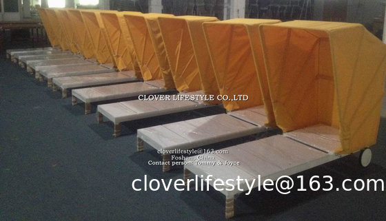 CK0240L All aluminum SUN BED for Hotel, Garden and Beach by Clover Lifestyle Outdoor Furniture China