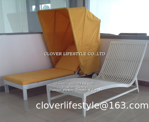 CK0240L All aluminum SUN BED for Hotel, Garden and Beach by Clover Lifestyle Outdoor Furniture China