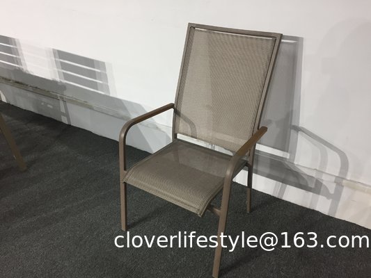 Textilene Leisure furniture dining chair for Home,  Hotel, Garden and Beach by Clover Lifestyle Outdoor Furniture China