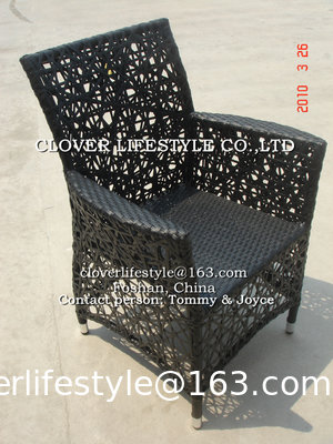 Flat rattan chair with aluminum frame for Home. Hotel, Garden and Beach by Clover Lifestyle Outdoor Furniture Leisure