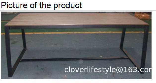 Dining Table polywood table top  for Hotel, Garden and Beach by Clover Lifestyle