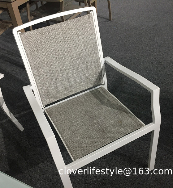 Textilene Chair  for Hotel, Garden and Beach by Clover Lifestyle Outdoor Furniture Sofa Set