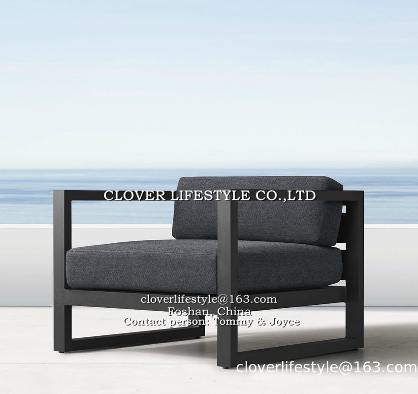 All aluminum sofa with powder coating for Home. Hotel, Garden and Beach by Clover Lifestyle Outdoor Furniture
