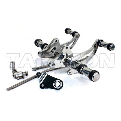 Teeth Replaceable CNC Billet 7075 Aluminum Harley Davidson Foot Pegs