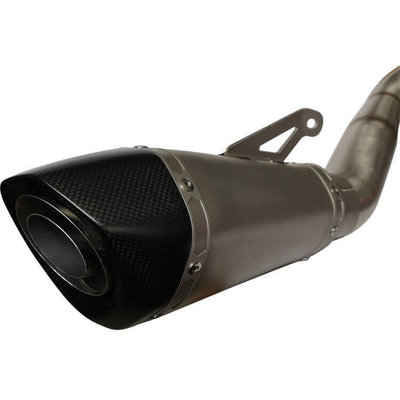 Motorcycle Carbon Fibre And Stainless Steel Elbow Back Pressure Exhaust For BMW S1000R