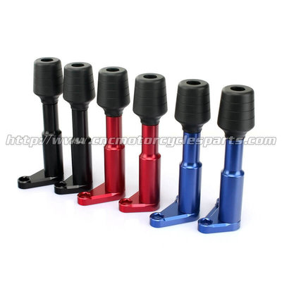 FZ16 Motorcycle Frame Sliders , Crash Protectors Aluminum Motorcycle Frame for Yamaha
