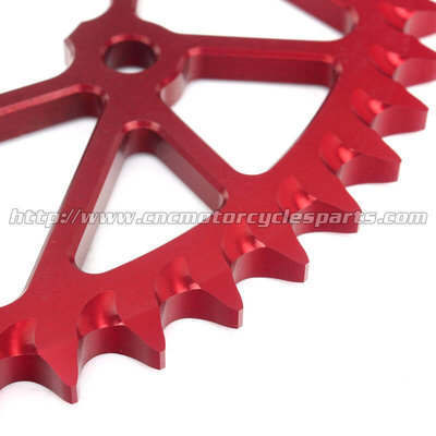 CNC Billet Anodized Finish Dirt Bike Sprockets Yamaha R15 Motorbike Rear Sprocket