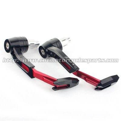 CNC Cut Clutch Lever Guard Motorcycle Spare Parts , Light Weight Motorcycle Hand Protectors