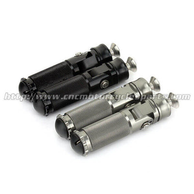 Universal Folding Foot Pegs Pedals Footrest Aluminum Alloy Motorcycle Rear Sets