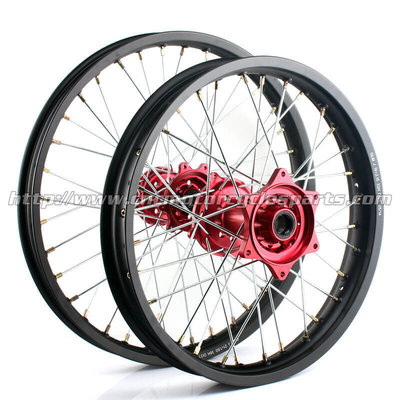 Custom Billet Motorcycle Wheels Set With 304 Stainless Steel Spoke Material for Honda