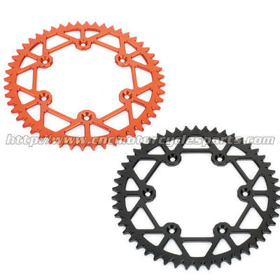 Anodizing Aluminum Alloy 7075 Dirt Bike Rear Sprockets KTM 125 – 530 All Models