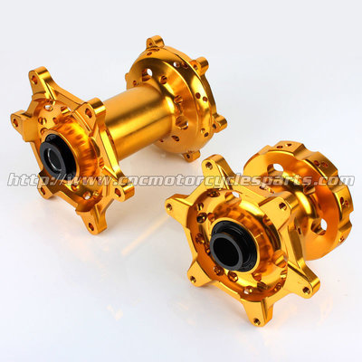Colored Lightweight Dirt Bike Wheel Hubs Never Mounted For Off Road Bike