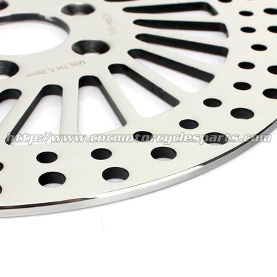 Super Glide Silver 292mm Front Brake Rotors With High Braking Performance