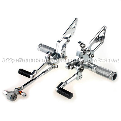 Durable Adjustable Ducati 1098 Rear Sets Aggressive Rider Position