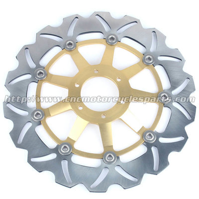 High Performance Motorcycle Floating Brake Rotor Riveted With Aluminum Alloy Carrier