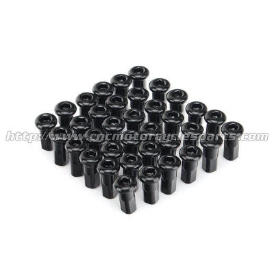 Universal Aluminium Alloy Dirt Bike Parts Wheel Colored Spoke Nipples