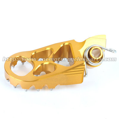 57mm High Quality Aluminum Dirt Bike Foot Pegs Wide Platform Measures For Sale