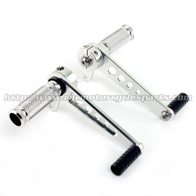 High Performance Cafe Racer Rear Sets with Anodizing Surface Treatment