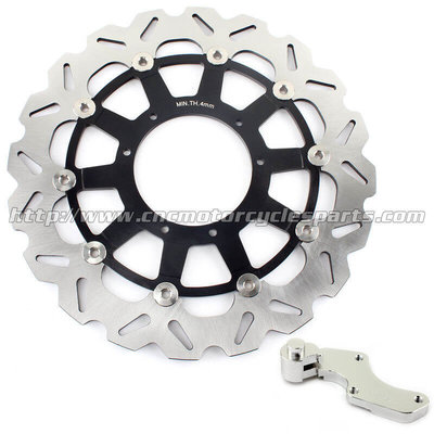 Custom 320mm Wave Floating Motorcycle Brake Discs For motorbike