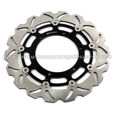 Front Motorcycle Brake Parts Disks Yamaha FJR 1300 YZF R7 CNC Billet Black Gold