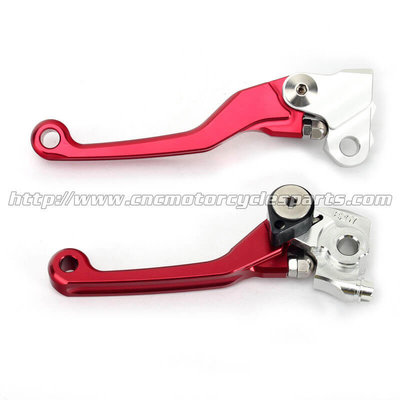 MX Motorcycle Brake Clutch Lever Clutch Handle Replacement CRF 250R CNC Aluminium Red