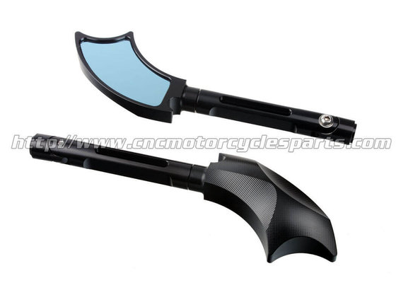 Wide View Motorcycle Rear View Mirrors With Weather Ability And Smooth Surface