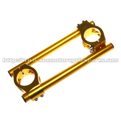 Kawasaki Cbr 600 Clip On Motorcycle Bars CNC Anodized Surface Treatment
