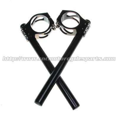 55mm CNC Adjustable Clip On Motorcycle With Usual / Split Type