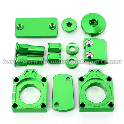 Kawasaki KXF 250 Parts With Oil Filler Cap And Brake Line Clamps