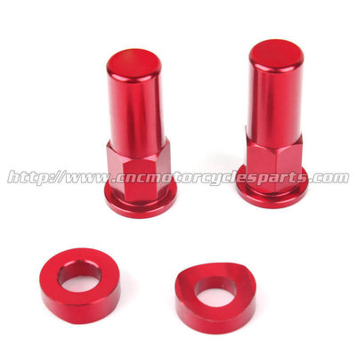 CNC Billet MX Bling Kit Wheel Lock Nuts And Wheel Spacers For MX Dirt Bike