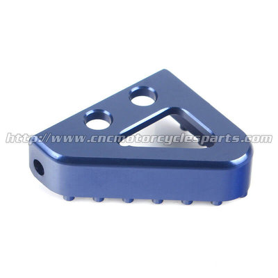 CNC Machined Aluminum Motorcycle Brake Pedal Step Plate For Dirt Bike