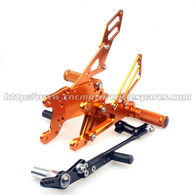 Adjustable Yamaha R1 Rear Sets / Rearsets With 6061T6 Billet Aluminum
