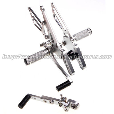 CNC Aluminum Parts Adjustable Motorcycle  Rearsets For Suzuki Gsxr600