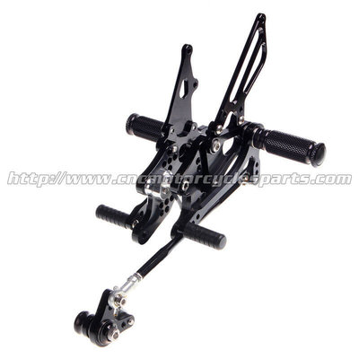 CNC Milling Aluminum Adjustable Motorcycle Rear Sets For Honda Cbr600Rr