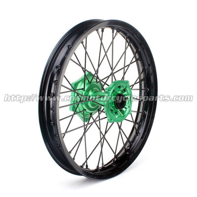 Aluminum Alloy Black Custom Motorcycle Wheel Hubs For Kawasaki KX 125 250