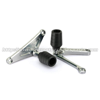 Hard Plastic Motorcycle Frame Sliders Crash Knobs For TRIUMPH DAYTONA 675 R 13-