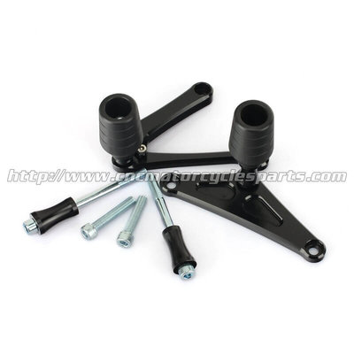 Hard Plastic Motorcycle Frame Sliders Crash Knobs For TRIUMPH DAYTONA 675 R 13-