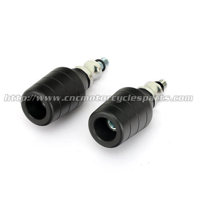 CNC Machined Motorcycle Frame Sliders For SUZUKI GSR750 GSR 750 11- Black Silver