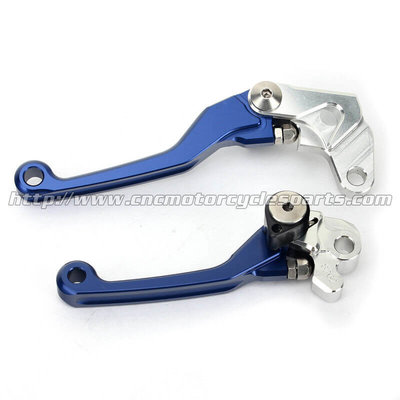 YZ 125 250 Motorcycle Brake Clutch Lever Yamaha Dirt Bike Parts CNC Anodized Blue
